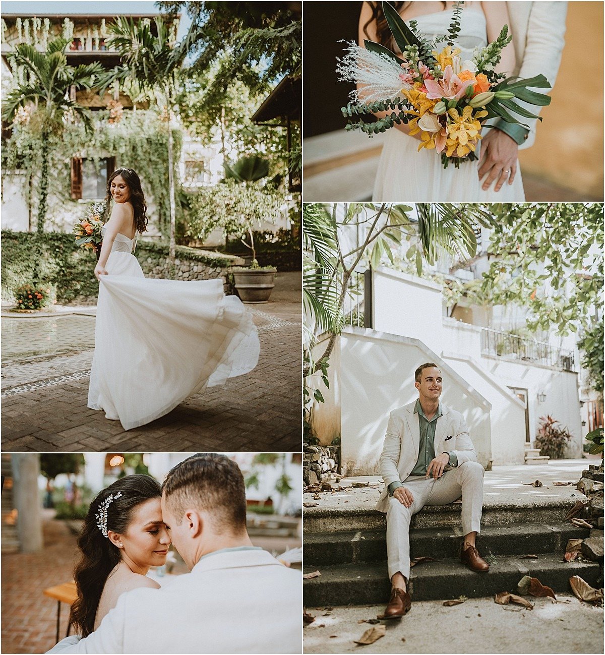 Tropical Minimalist Styled Shoot in Costa Rica • Mil Besos