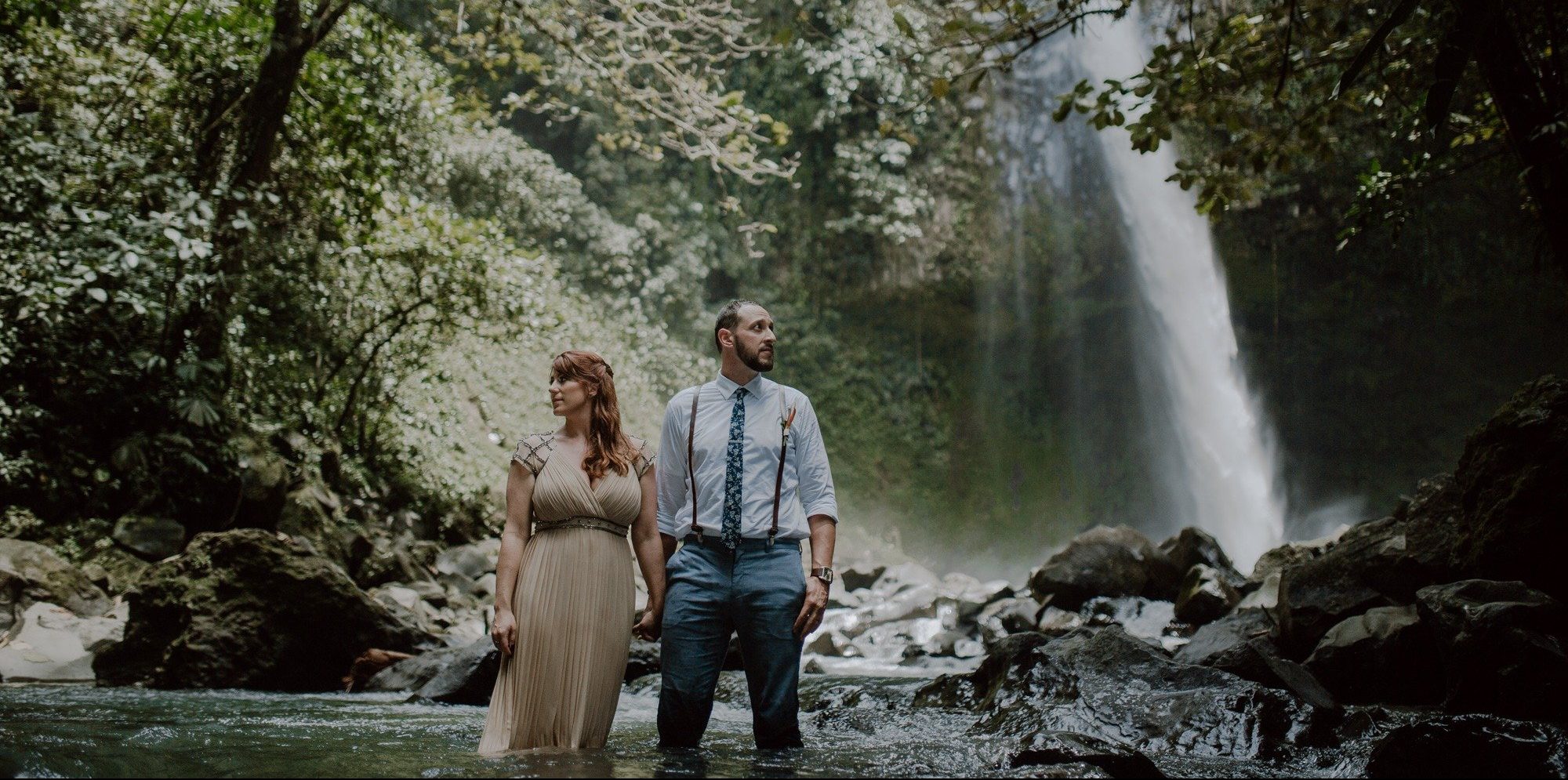 Intimate Waterfall Elopement • Mil Besos Costa Rica