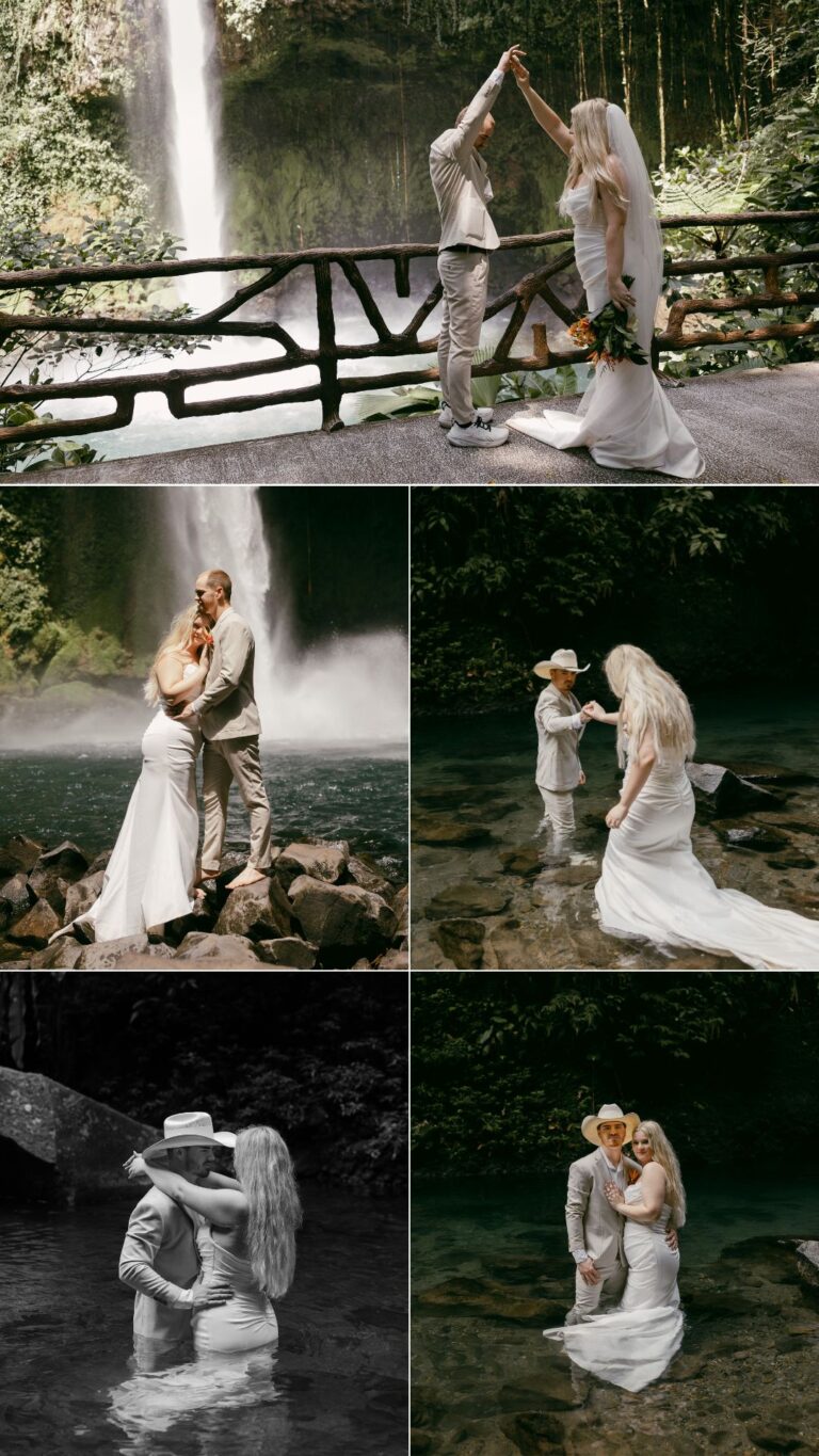Intimate Arenal Waterfall Ceremony • Mil Besos - Costa Rica