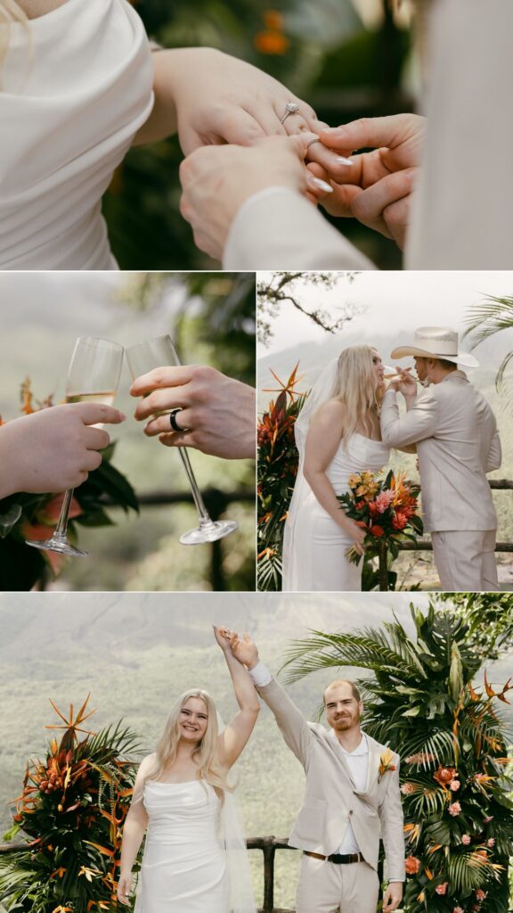Intimate Arenal Waterfall Ceremony • Mil Besos - Costa Rica